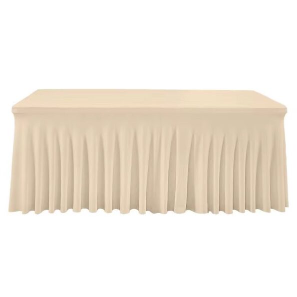 Nappe juponnage lycra rect – Champagne – IMAGINE